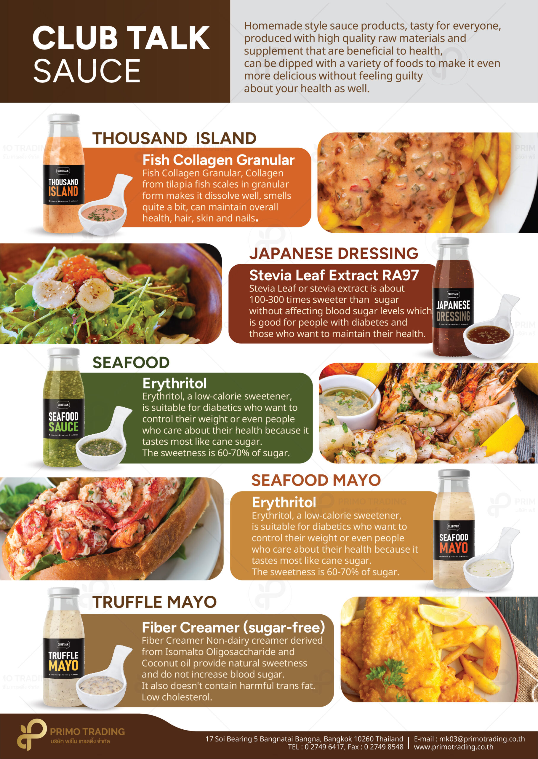 Club Talk Salad Sauce - Primo Trading Company Limited